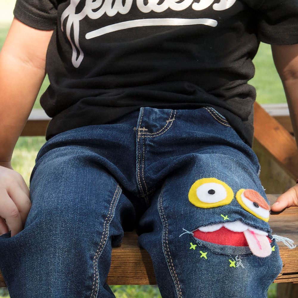 DIY Monster Knee Patches with Fabric Glue – Aleene's
