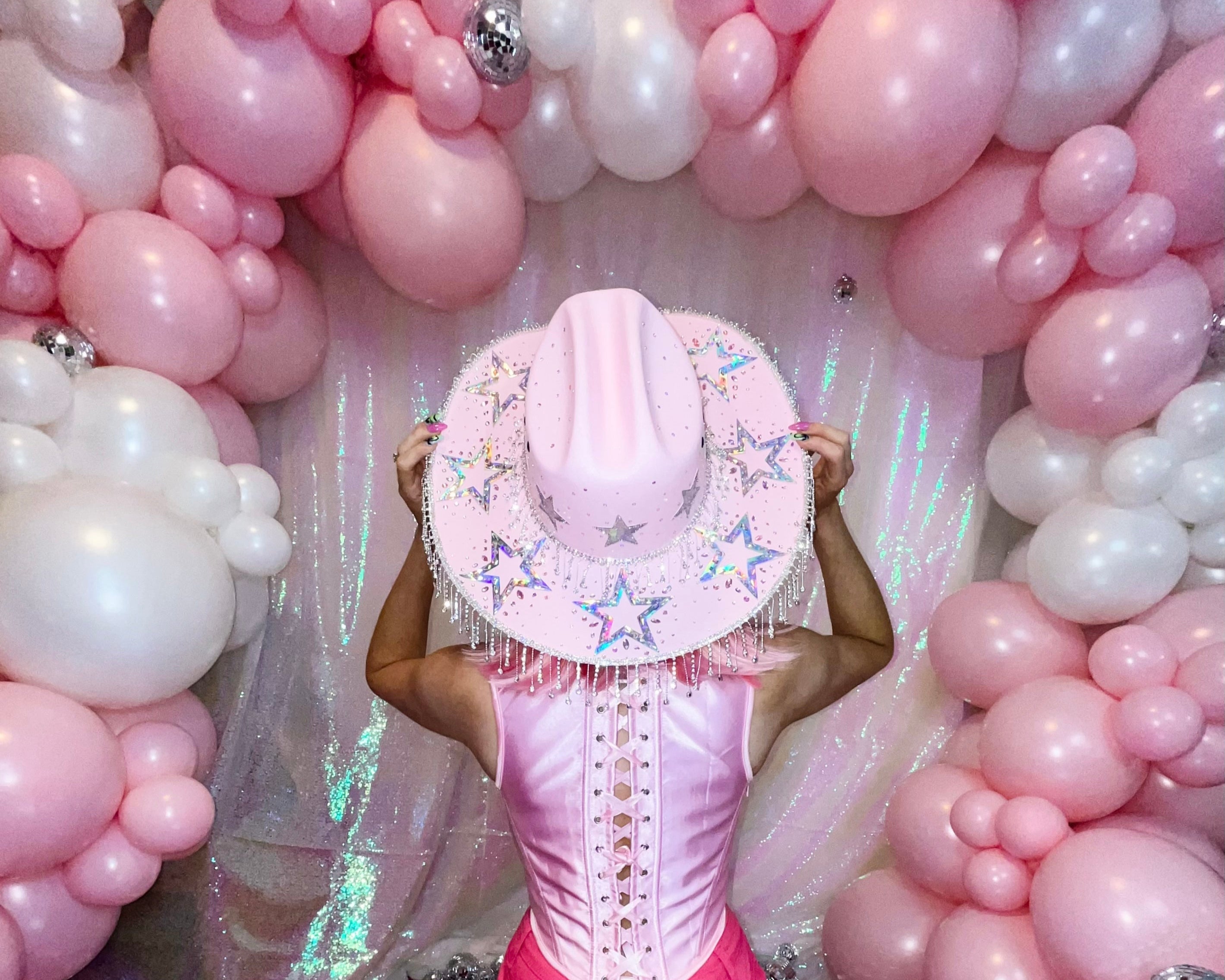 DIY Pink Rhinestone Cowboy Hat with Liquid Fusion – Aleene's