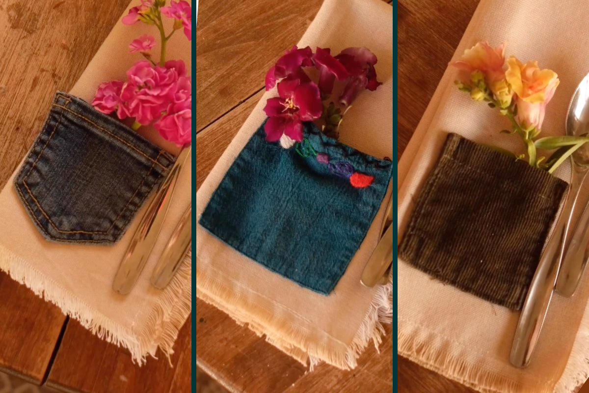 Turn Used Kids’ Clothes into Custom Cloth Napkins with Fabric Glue ...