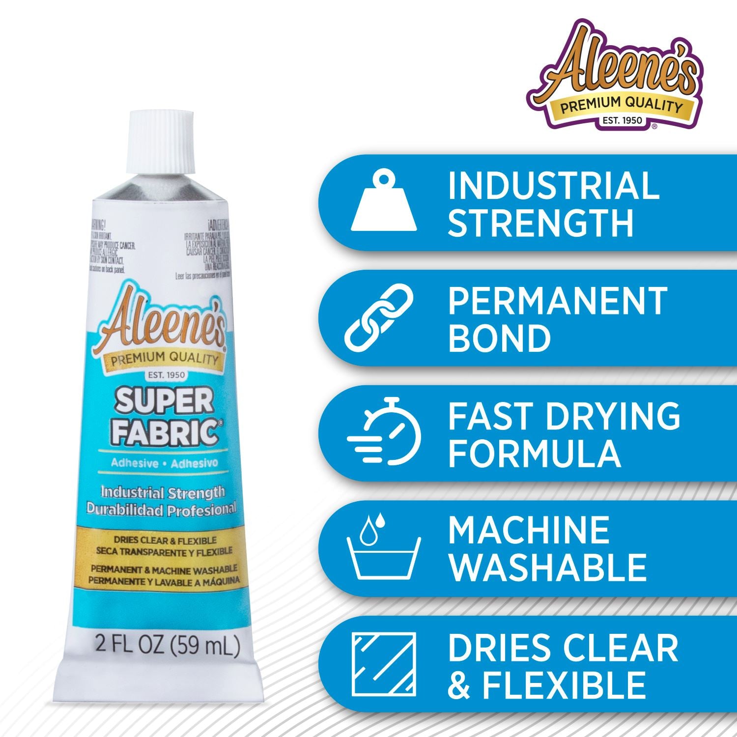 Aleenes Super Fabric Adhesive 2 fl. oz. – Aleene's